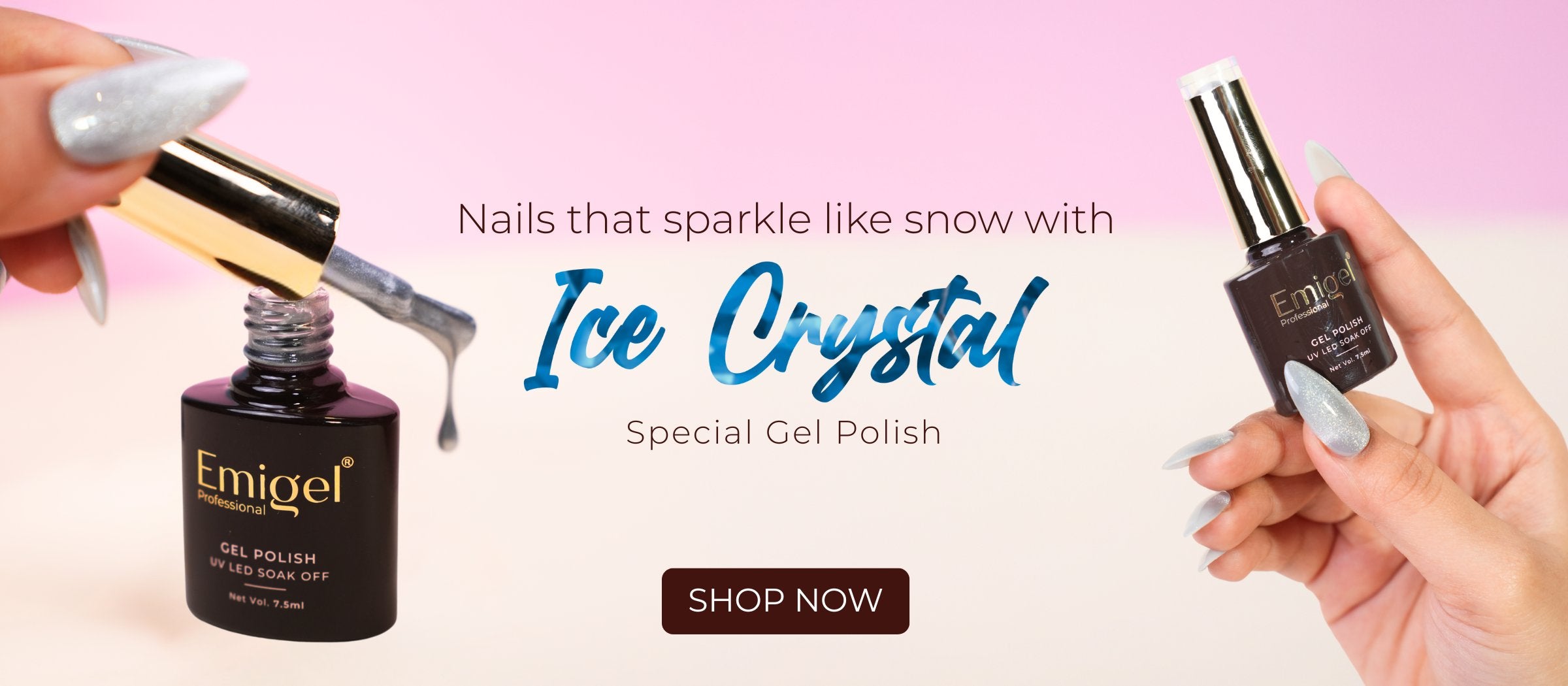 Ice Crystal Cateye UV Gel Polish – Emigel Professional - Nail Art ...